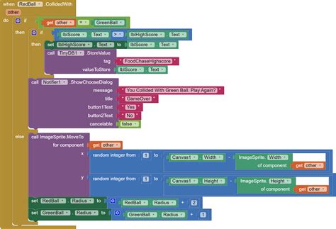 Collision Showing Error Message MIT App Inventor Help MIT App Inventor Community