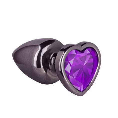 Plug Anal Coração Unique Fumê La Pimienta Litoral Sex Shop