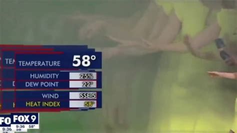 Graphics Glitch Makes For Entertaining Weather Rep Tumbex