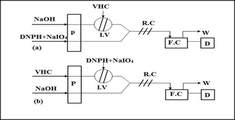 Schematic Diagram Of Flow Injection Spectrophotometric Analysis P