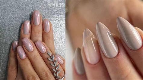 60 مدل ناخن رنگ نود 2024؛ شیک و نچرال پسند مجله اکالا