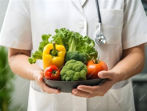 Premium Ai Image Diet Plan And Weight Loss Photo Proper Nutrition Vegetables And Fruits For