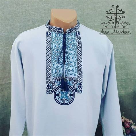 Домоткане полотно ручна вишивка хрестиком автентичний орнамент В наявності розмір М