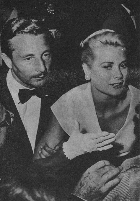 Grace Kelly And Oleg Cassini At The Rear Window Premiere