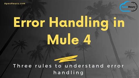 Mule 4 Message Structure And Anypoint Studio Apex Hours