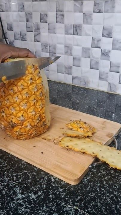 Pineaplle Cutting Style 🍍🍍 Shorts Shortvideo Viral Shortsfeed Trending Fruit Youtube