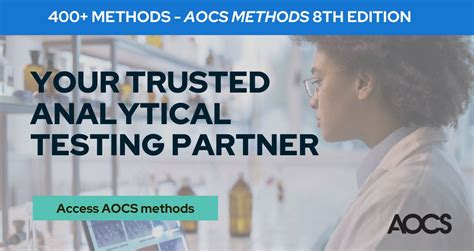 Boost Your Lab Testing With Aocs 8th Edition Aocs Posted On The Boost Your Lab Testing With Aocs 8th Edition Aocs Posted On The
