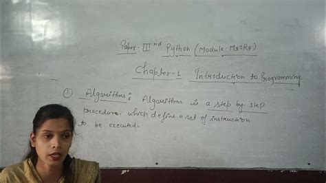 Python Class Nielit O Level Lecture 01 Topic Introduction To Python Programming Paper M3