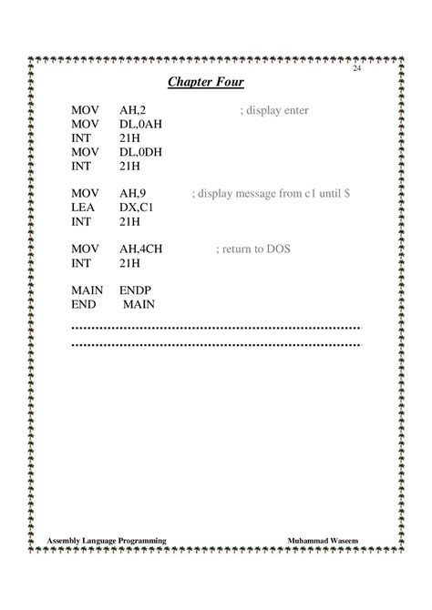Solution Manual Of Assembly Language Programming And Organization Of