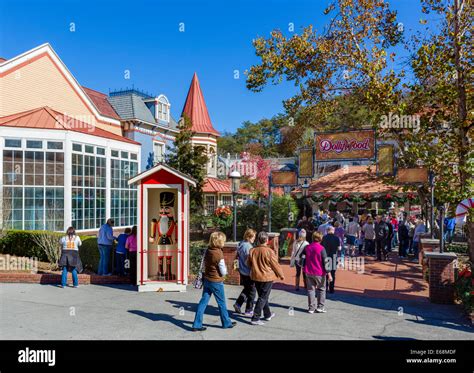 Entrance To Dollywood Theme Park In The Holiday Season Pigeon Forge