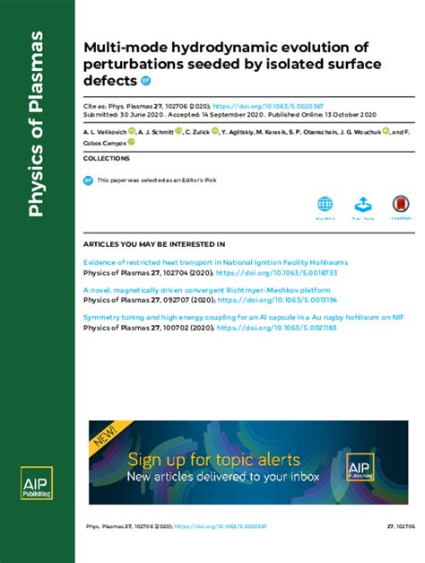 pdf multi mode hydrodynamic evolution of perturbations seeded by