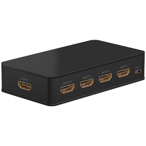 Goobay Hdmi Switch 4 To 1 4k 60 Hz Shop Today Get It Tomorrow