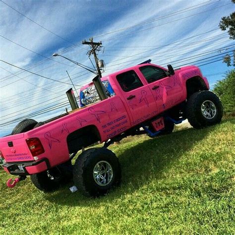 Pin By Salvador Chavez On Lifted Trucks Pink Truck Trucks Lifted Trucks