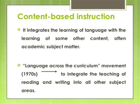 Content Based Task Based And Participatory Approaches