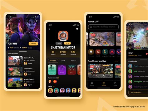 Mobile App Game Design Behance