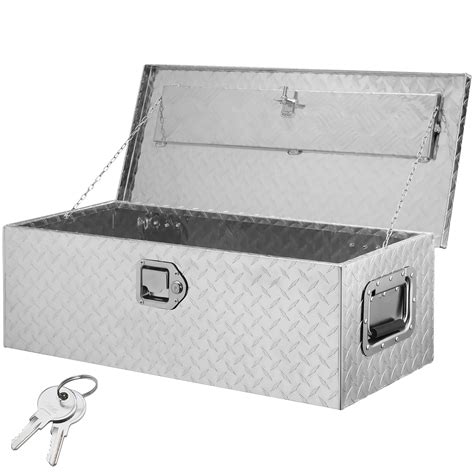 Vevor Heavy Duty Aluminum Truck Bed Tool Box Diamond Plate Tool Box