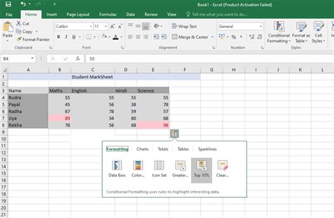 instant data analysis in advanced excel geeksforgeeks