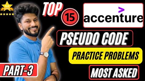 Accenture Pseudo Code Questions 2024 Most Asked Pseudo Code Questions In Accenture Part 3