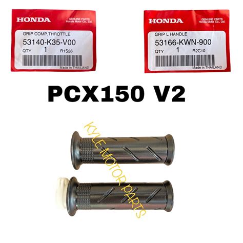Pcx150 V2 Handle Throttle Grip Set Original Honda 100 Shopee Malaysia