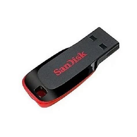 Plastic Red Black Sandisk Pen Drive Memory Size 32 GB At 280 Piece In Bhopal