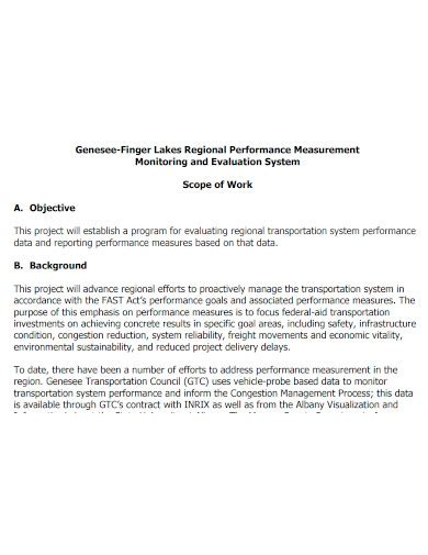 FREE 10 Evaluation Scope Of Work Samples In PDF