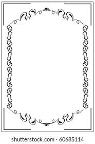 Scroll Border Rectangle Images Stock Photos Vectors Shutterstock