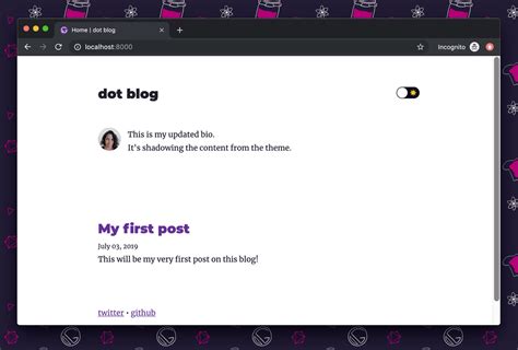 使用主题 gatsbyjs 中文网