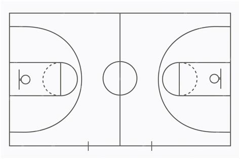 나무 텍스처 배경에 선을 가진 농구장 바닥 터 일러스트레이션 프리미엄 벡터