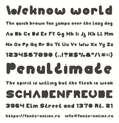 Weknow World Font