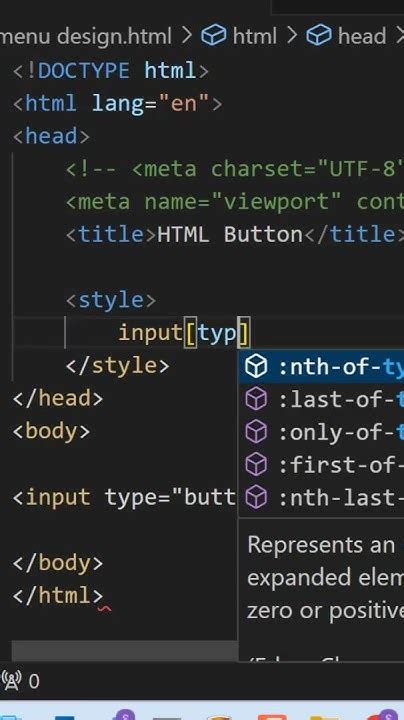 Html Button How To Create Button Coding Html Htmlbasics Youtube