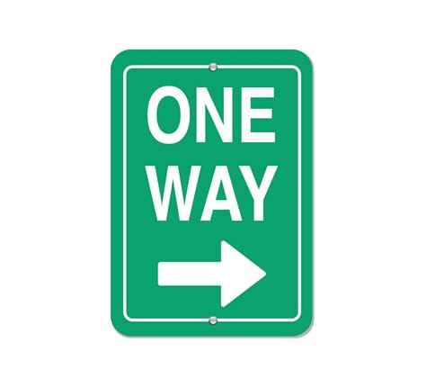 One Way Road Signs