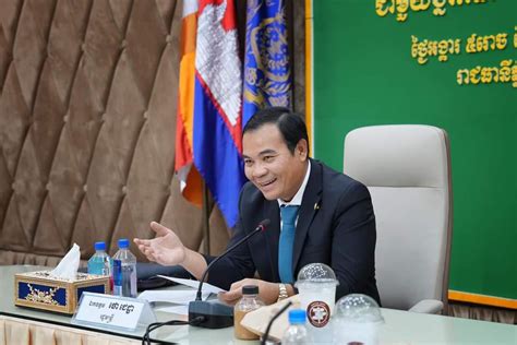 លោក ថោ ជេដ្ឋា រដ្ឋមន្ត្រីក្រសួងធនធានទឹក និងឧតុនិយម