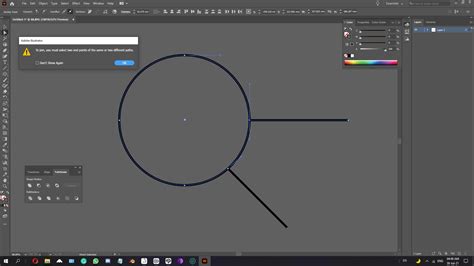 Joining Two Paths Not Working Radobeillustrator