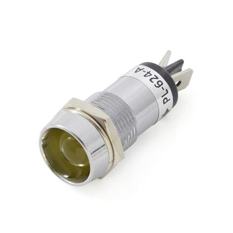 Littelfuse Pl 624 A Indicator Pilot Light 24vdc Amber Waytek