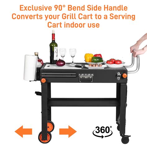 Outdoor Grill Table Black B0bz93gq67 Ve