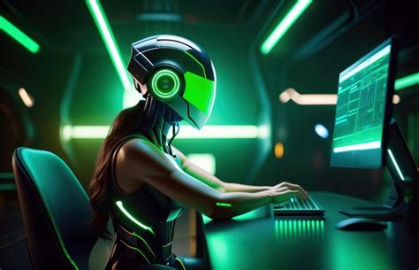 Premium Ai Image 3d Render Of A Robotic Worker