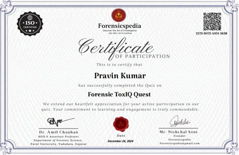 Pravin Kumar On Linkedin Forensictoxiiq Forensicscience Crimeinvestigation Continuouslearning