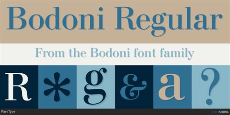Bodoni Font