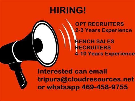 Cloud Resources Llc On Linkedin Hiring Hiringimmediately