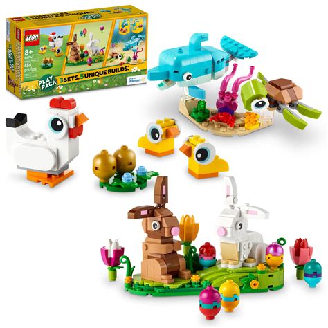 Lego Creator Animal Play Pack Kit With Rabbits And Chickens Set 66747