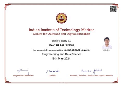 Kavish Pal Singh On Linkedin Datascience Iitmadras