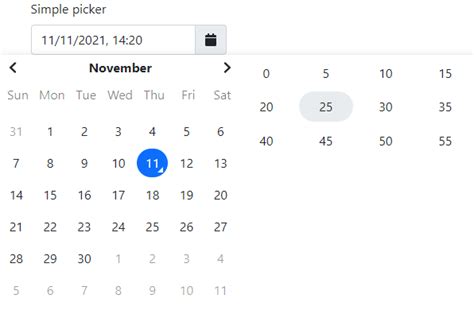 the minutes panel remains open when minutes are selected with cursor · issue 2431 · eonasdan
