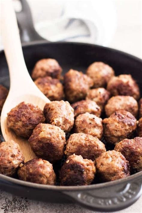 How To Cook Meatballs On A Stove Savory Nothings