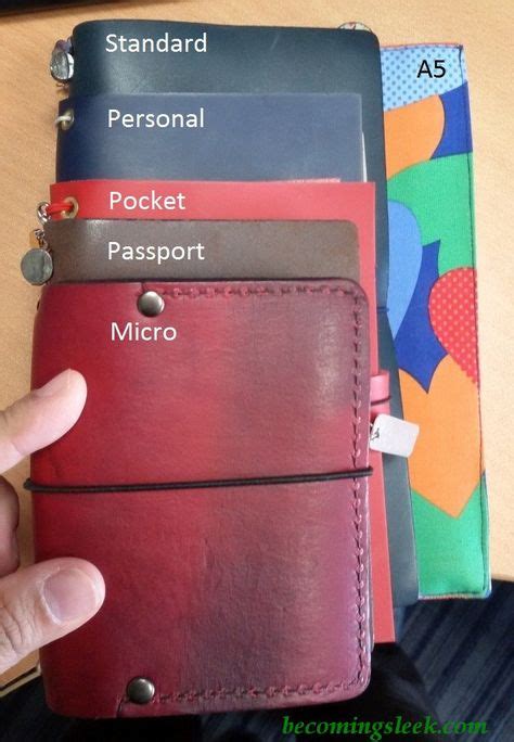 11 Best Notebook SIZES Images Travelers Notebook Notebook