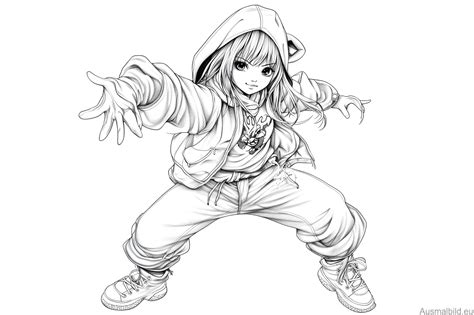 Dancing Anime Girl Manga And Anime Ausmalbildeu