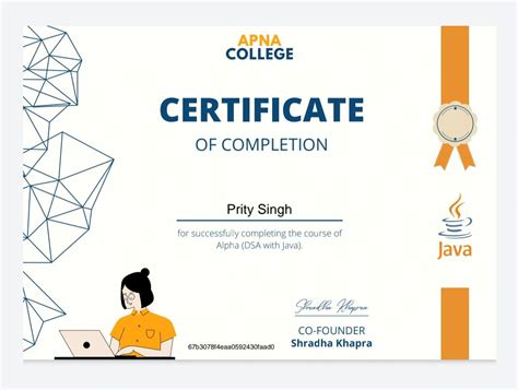Java Dsa Coding Learning Achievement Careergrowth Apnacollege Prity Singh