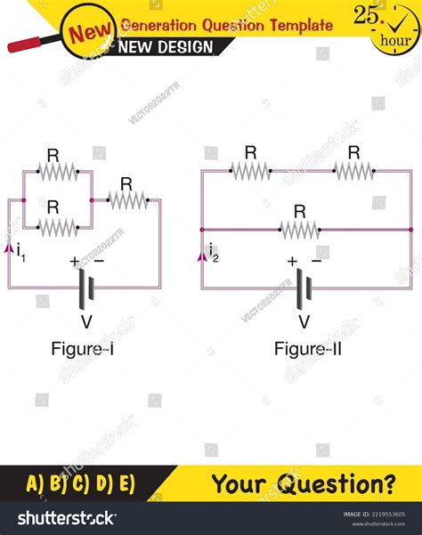 Physics Lecture Notes Simple Electrical Circuits Stock Vector Royalty Free 2219553605