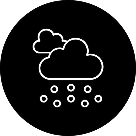 Premium Vector Hail Icon
