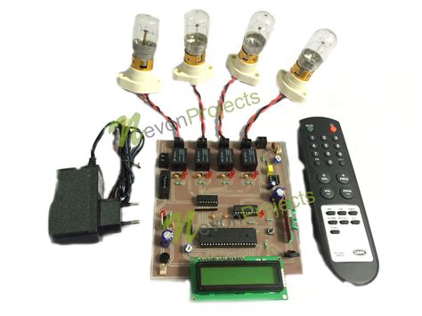 Tv Remote Controlled Home Automation Pic Circuit Diagram