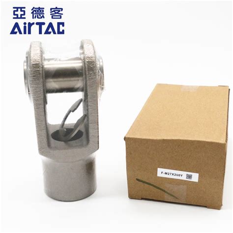 亚德客SC气缸连接配件Y型接头F M8 M10 M12X125Y M14 M16 M18X150 虎窝淘